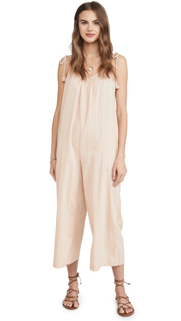Buy Madewell Tie Strap Cover Up Jumpsuit Avalon Pink At 30 Off